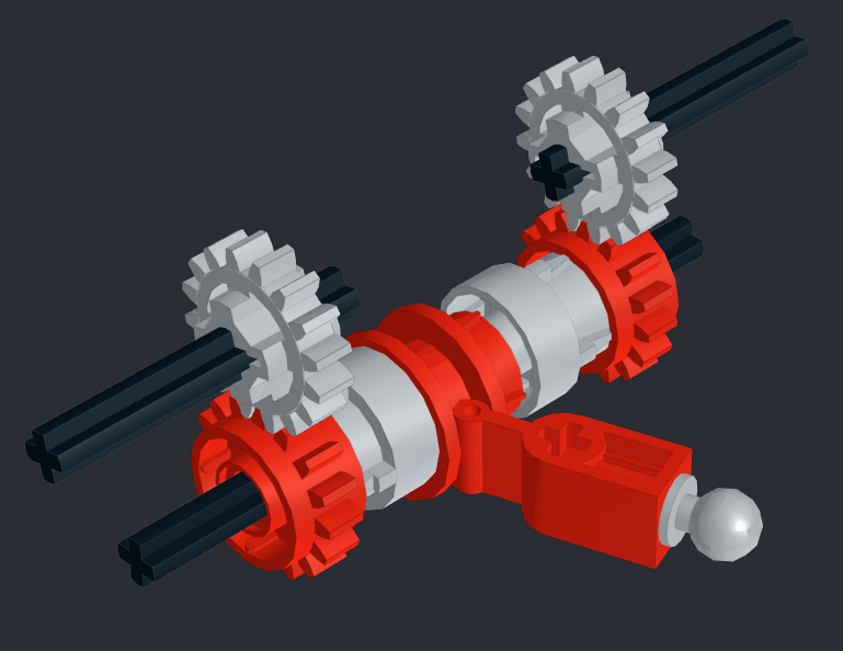 Lego DRIVETRAIN Kit (joint,clutch,driving,ring,technic,differential ...