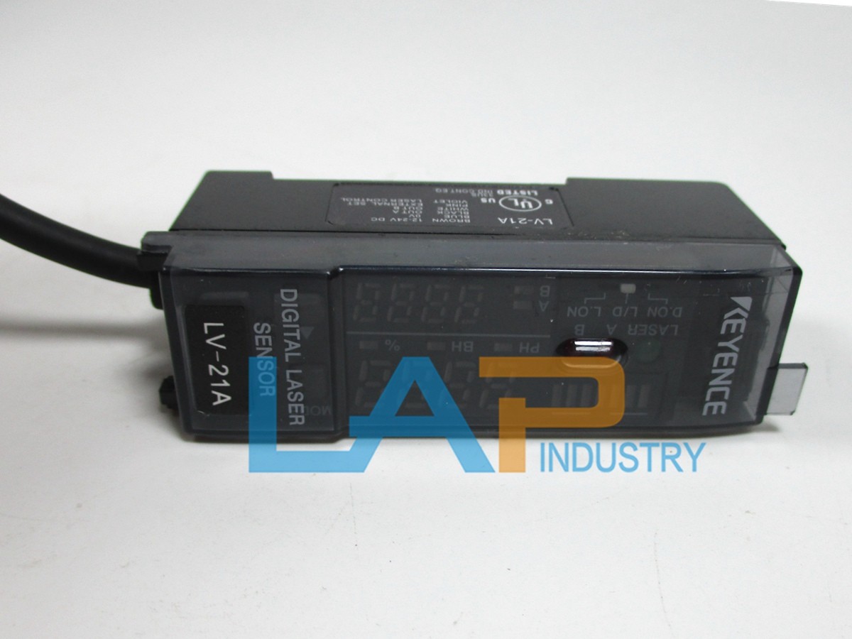 NEW Keyence LV-21A Ultra Compact Digital Laser Optic Sensor Amplifier ...
