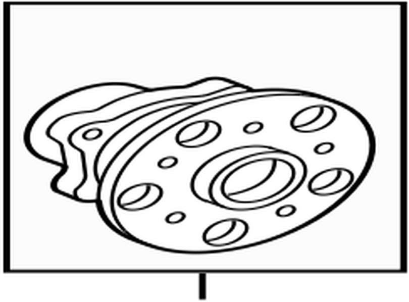 42410-30021 Toyota Hub & bearing assy, rear axle 4241030021, New ...