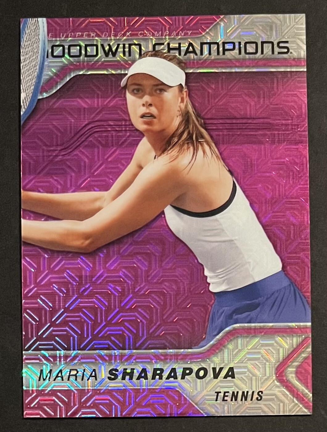 2023 UPPER DECK MARIA SHARAPOVA #P8 GOODWIN CHAMPIONS PINK TRAXX @ 264/ ...