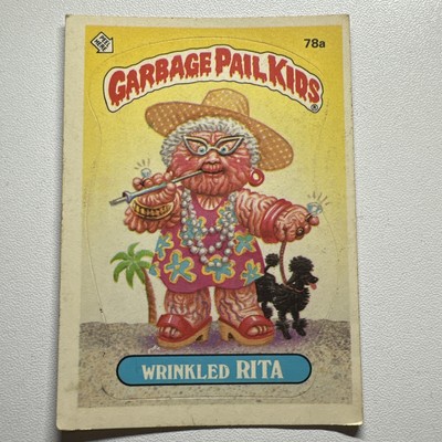 78a Wrinkled Rita Glossy MIKE Back GPK 1985 Topps Garbage Pail Kids ...