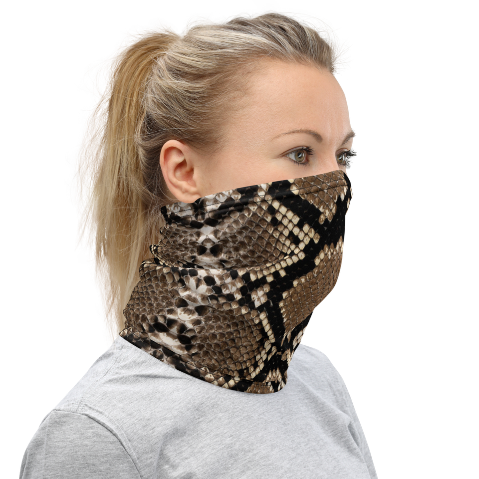 Photorealistic Kaleidoscope Python Snake Skin Neck Gaiter | eBay