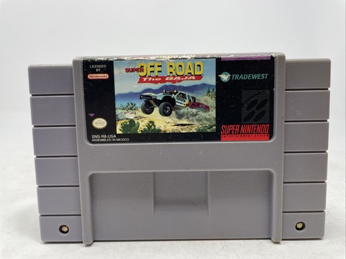 Super Off Road The Baja Super Nintendo Entertainment System AUTHENTIC ...