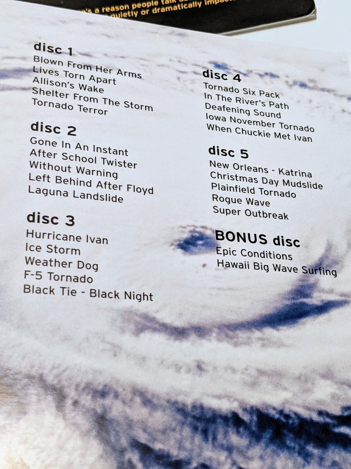 Storm Stories The Weather Channel 5 DVD Set - Used But Ok Case, Perfect ...