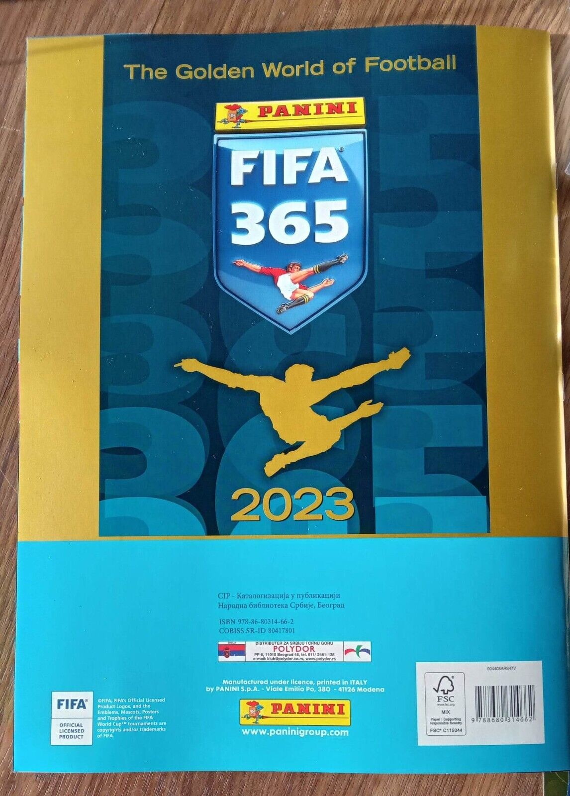 FIFA 365 2023 Album + Complete Stickers set + 48 "B" EXTRA set SERBIA ...