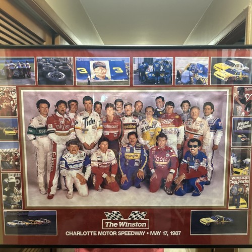 THE WINSTON Charlotte Motor Speedway 1987 24"x30" Tim Richmond Original ...