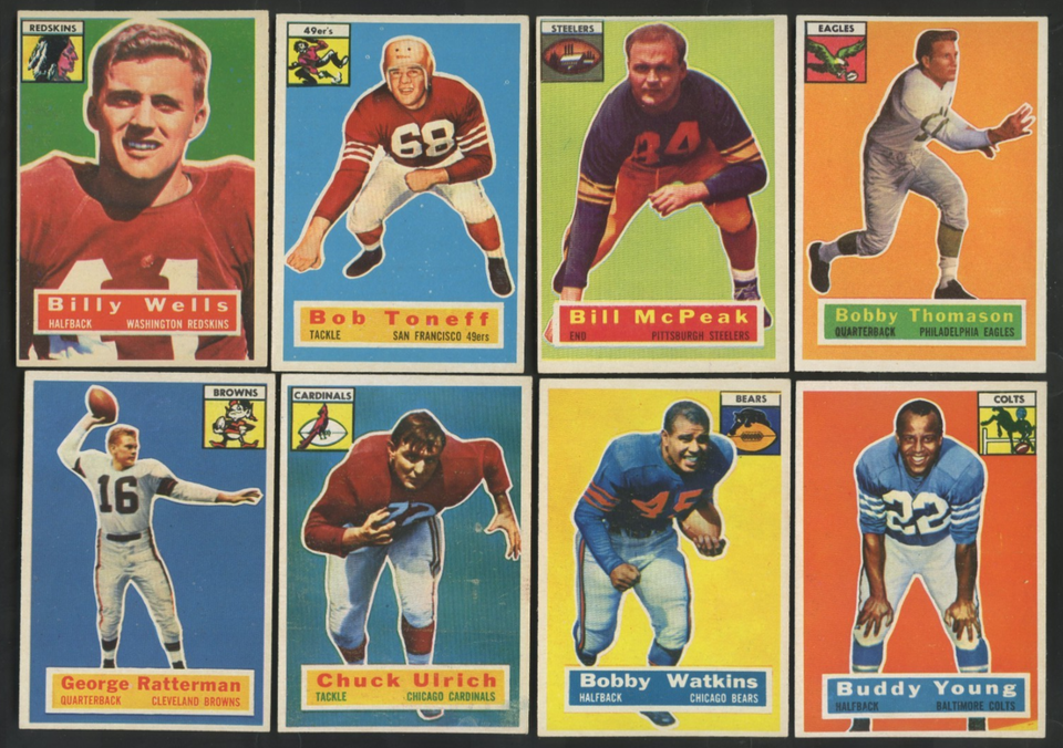 1956 Topps Football Complete Hi-Grade Set Near Mint | eBay