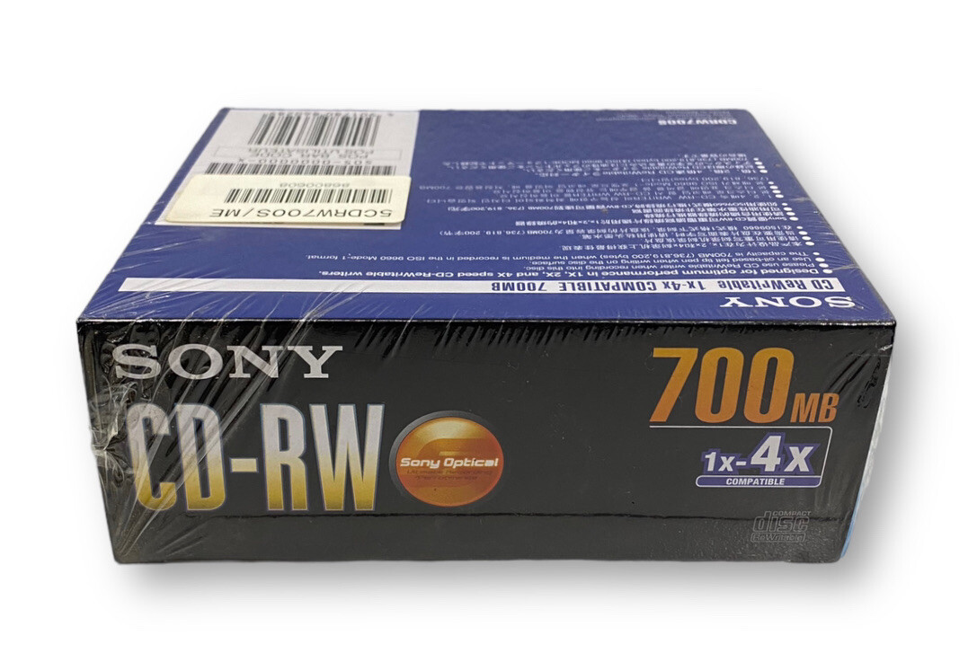 Sony CD-RW Re Writable CD's 5 Pack Free Postage | eBay