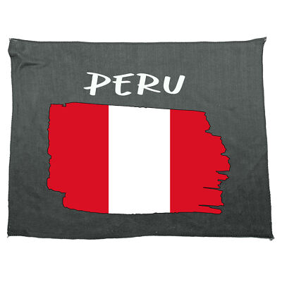Peru Country Flag Nationality - Gym Sports Towel | eBay Australia