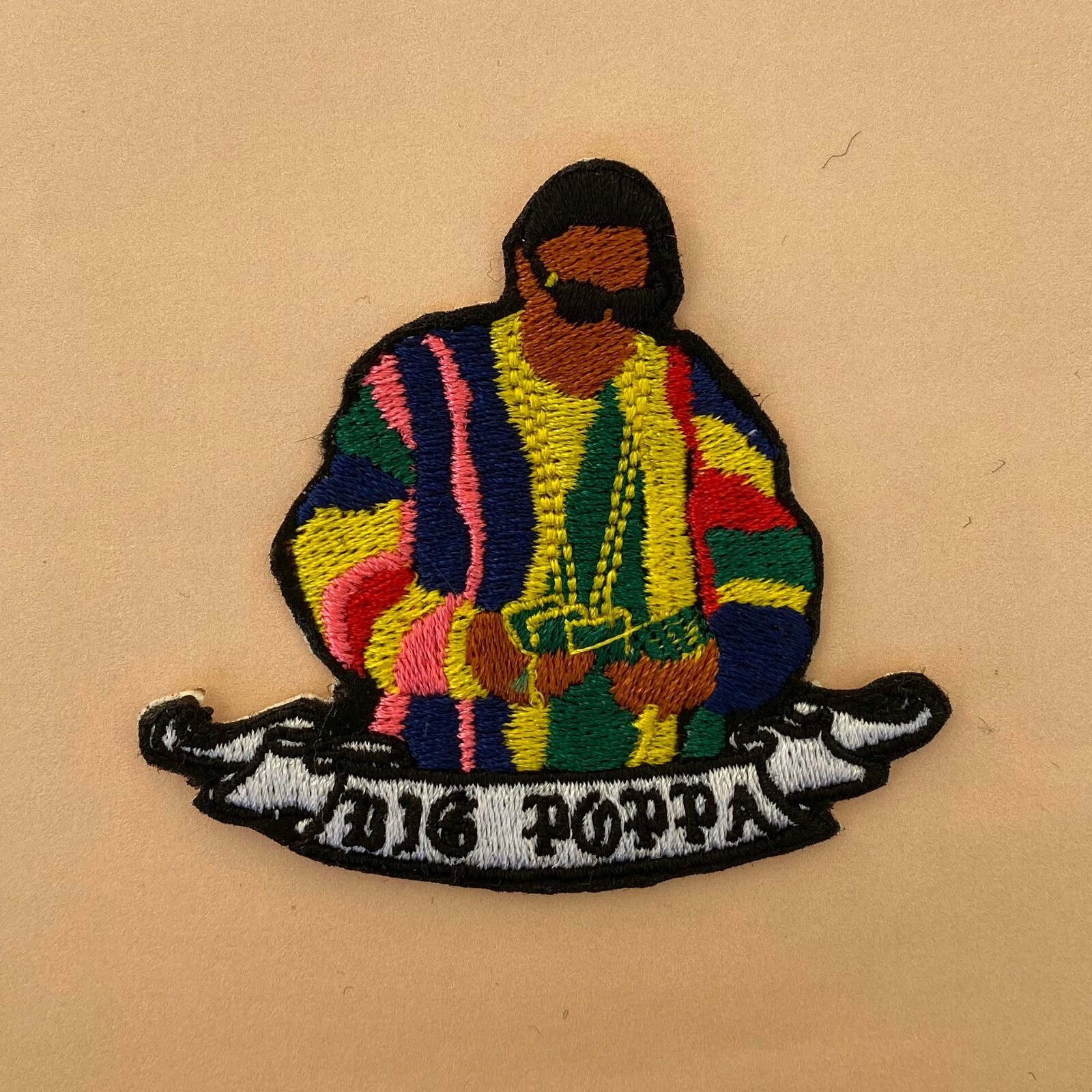 Iron on Patch - Big Poppa Embroidered Hip Hop Rap | eBay