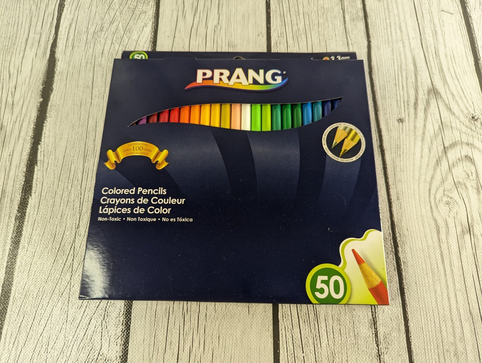 Prang Colored Pencil Sets, 3.3 Mm, 2b #1, Assorted Lead/barrel Colors ...