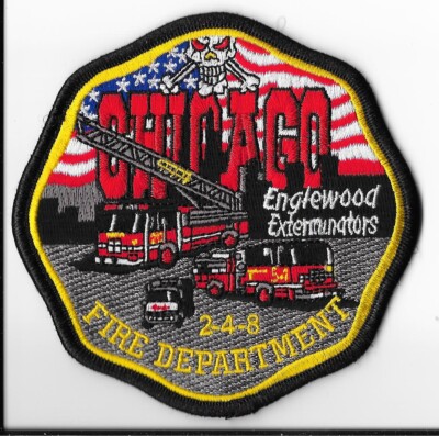Chicago Fire Department, Illinois Engine 54 Ladder 20 Englewood Patch ...