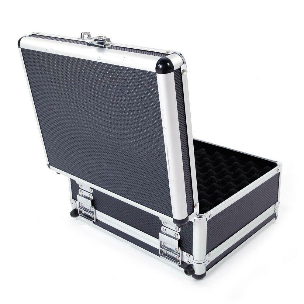Double Sided Aluminum Pistol Gun Case Security Handgun Carry Storage ...