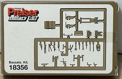 Assorted HO Scale Military Hand Tools by Preiser (TS 13) | eBay