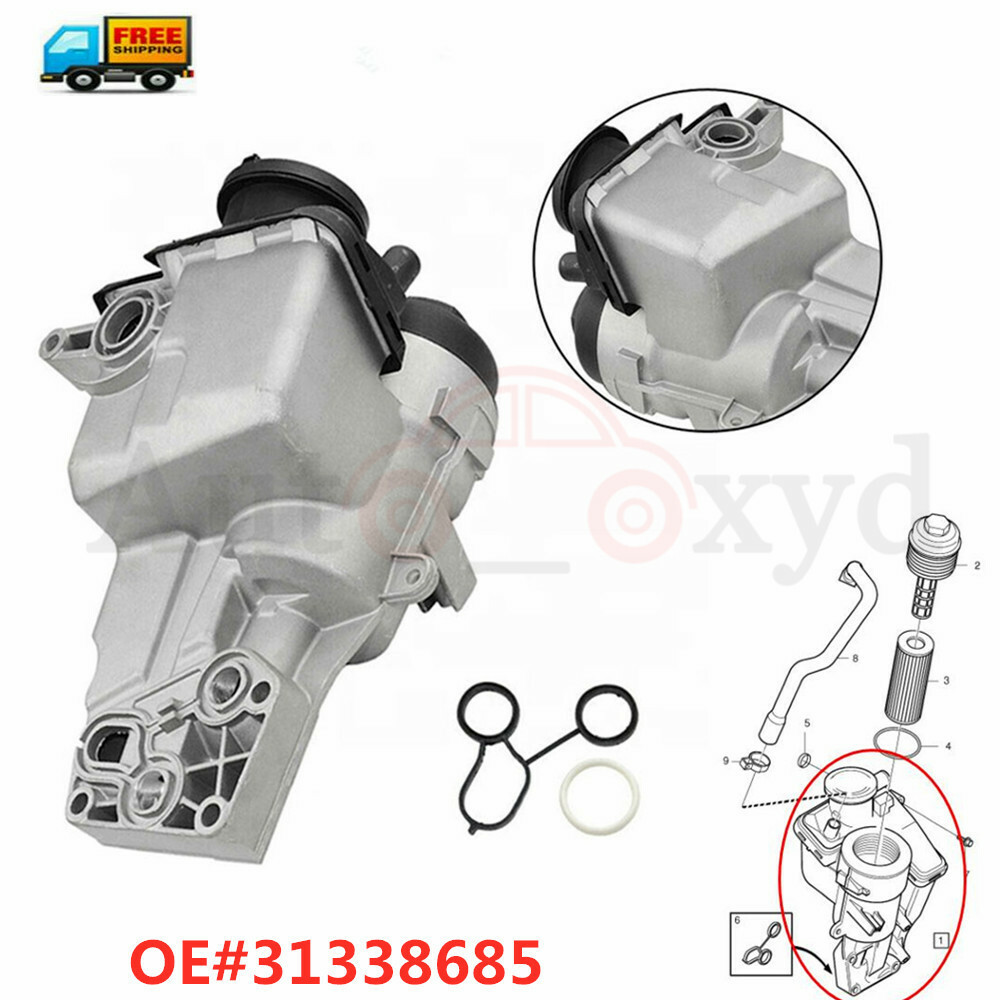 31338685 Basic Oil Filter Housing For Volvo C30 C70 S40 S60 V50 V60 ...