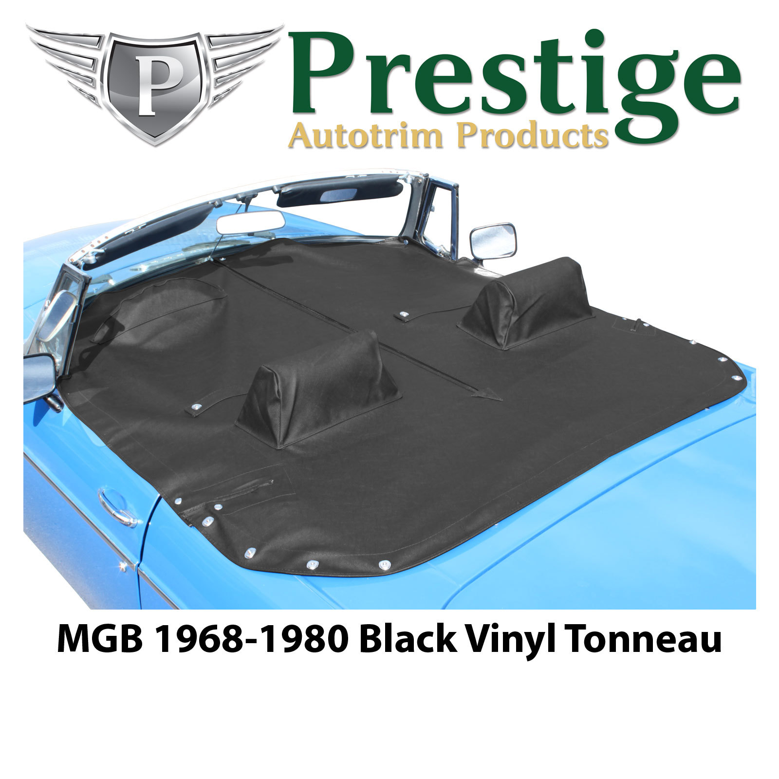 MGB Tonneau Cover Black Vinyl with Headrest Pockets 1968-1980 | eBay