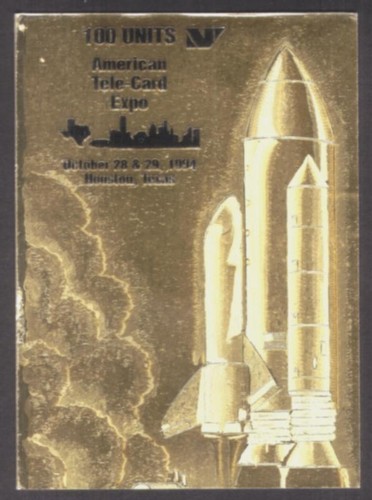 100u Doré Shuttle Américain Tele-Card Expo Houston Texas 10/94 Grand ...