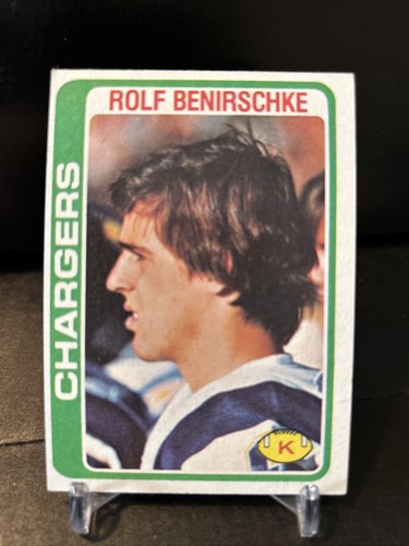1978 Topps Football Rolf Benirschke San Diego Chargers #122 | eBay