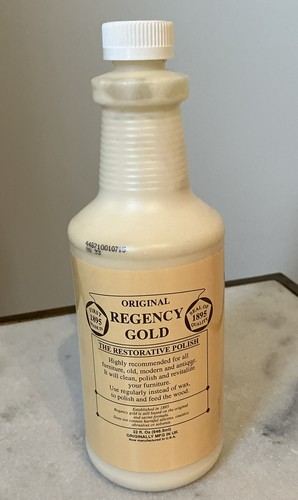 JUMBO Vintage Original Regency Gold Professional Restorative Wood ...