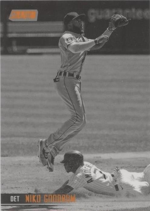 2021 Topps Stadium Club - Niko Goodrum #68 Black & White for sale ...