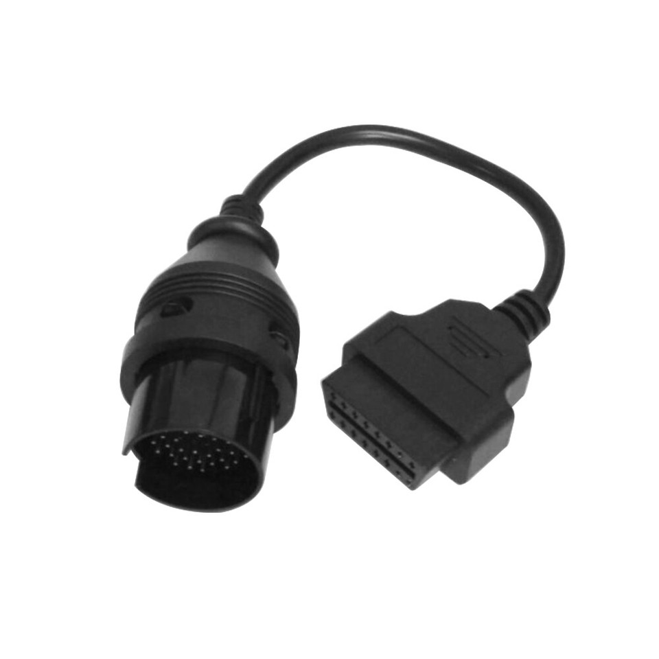 Fit For Mercedes Benz 38 Pin to OBD2 16 Pin Diagnostic Cable Connector ...