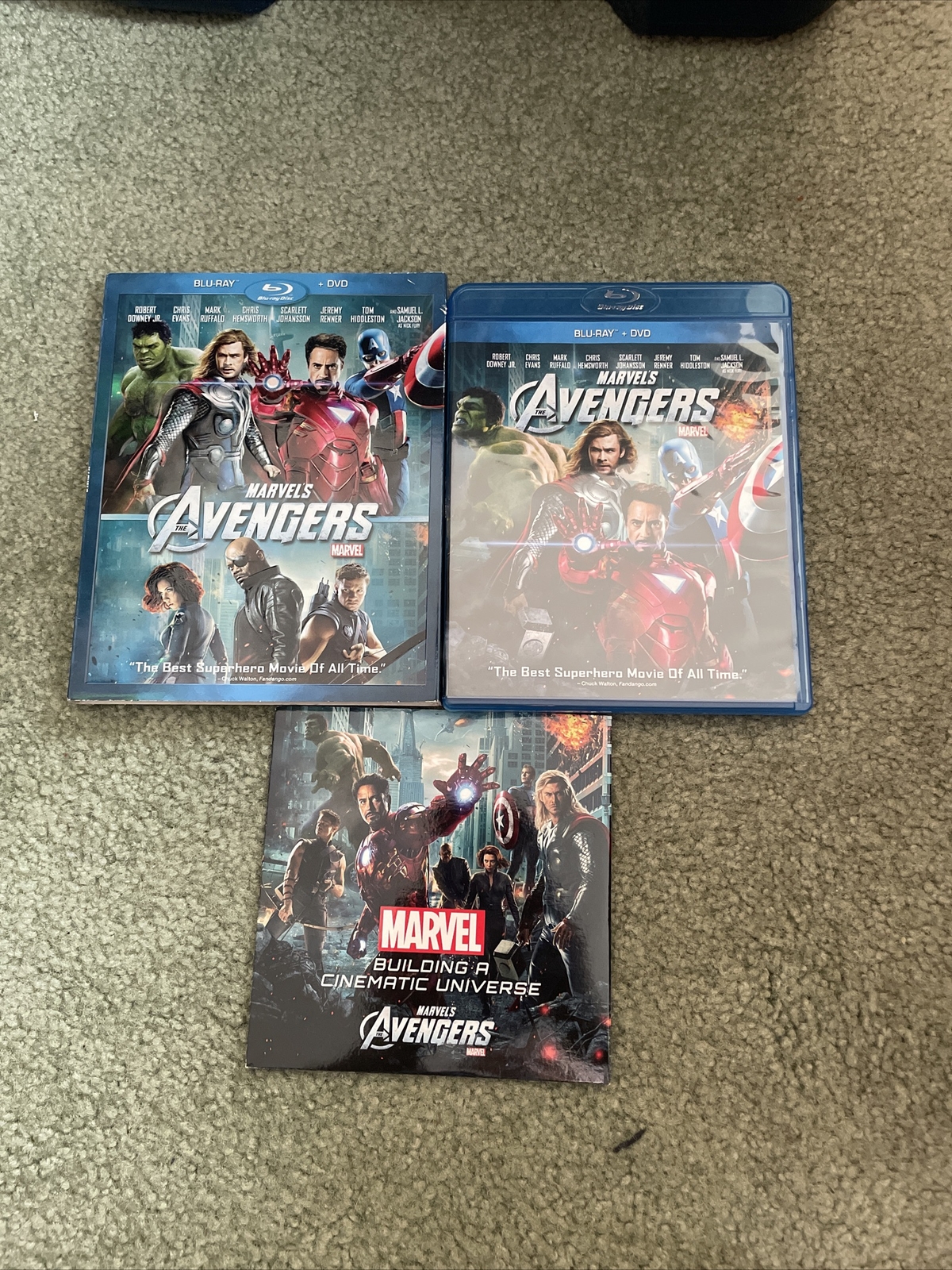Marvel’s The Avengers Target Exclusive Blu-ray/DVD w/ Slipcover and ...