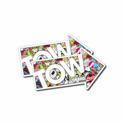 Tow Sticker / Decal - JDM Drift Turbo Stickerbomb 4x4 Ute Car Point ...
