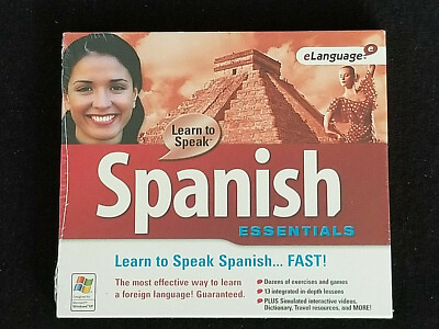 eLanguage: Learn to Speak Spanish - Essentials - Windows 98/ME/2000/XP ...