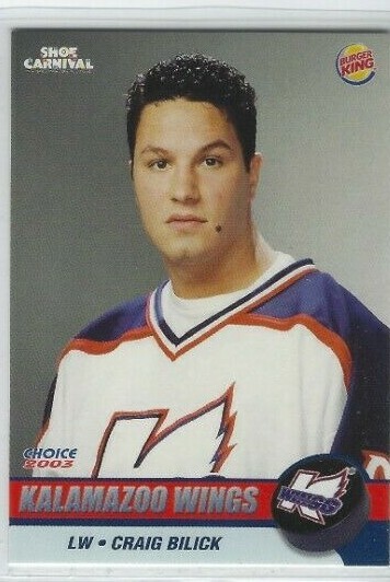 2002-03 Kalamazoo Wings (UHL) Craig Bilick | eBay