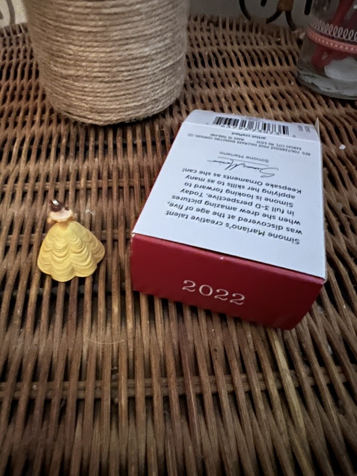 Belle Miniature Hallmark Ornament | eBay