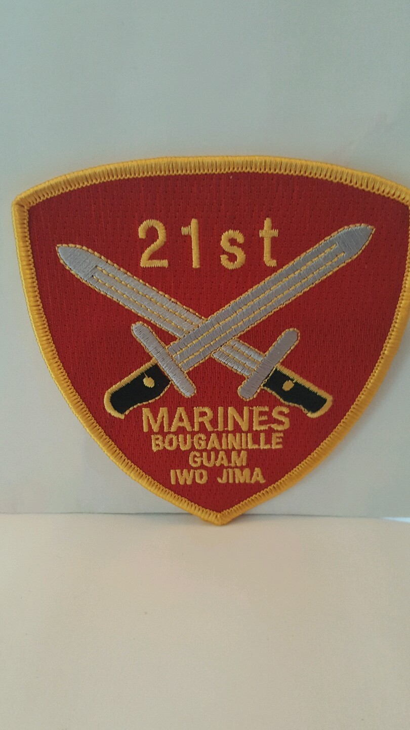 USMC 21st Marine Corps Color Patch | eBay