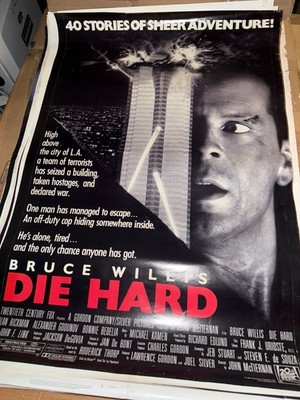 DIE HARD MOVIE POSTER NEW PRINT BRUCE WILLIS LARGE DECOR | eBay