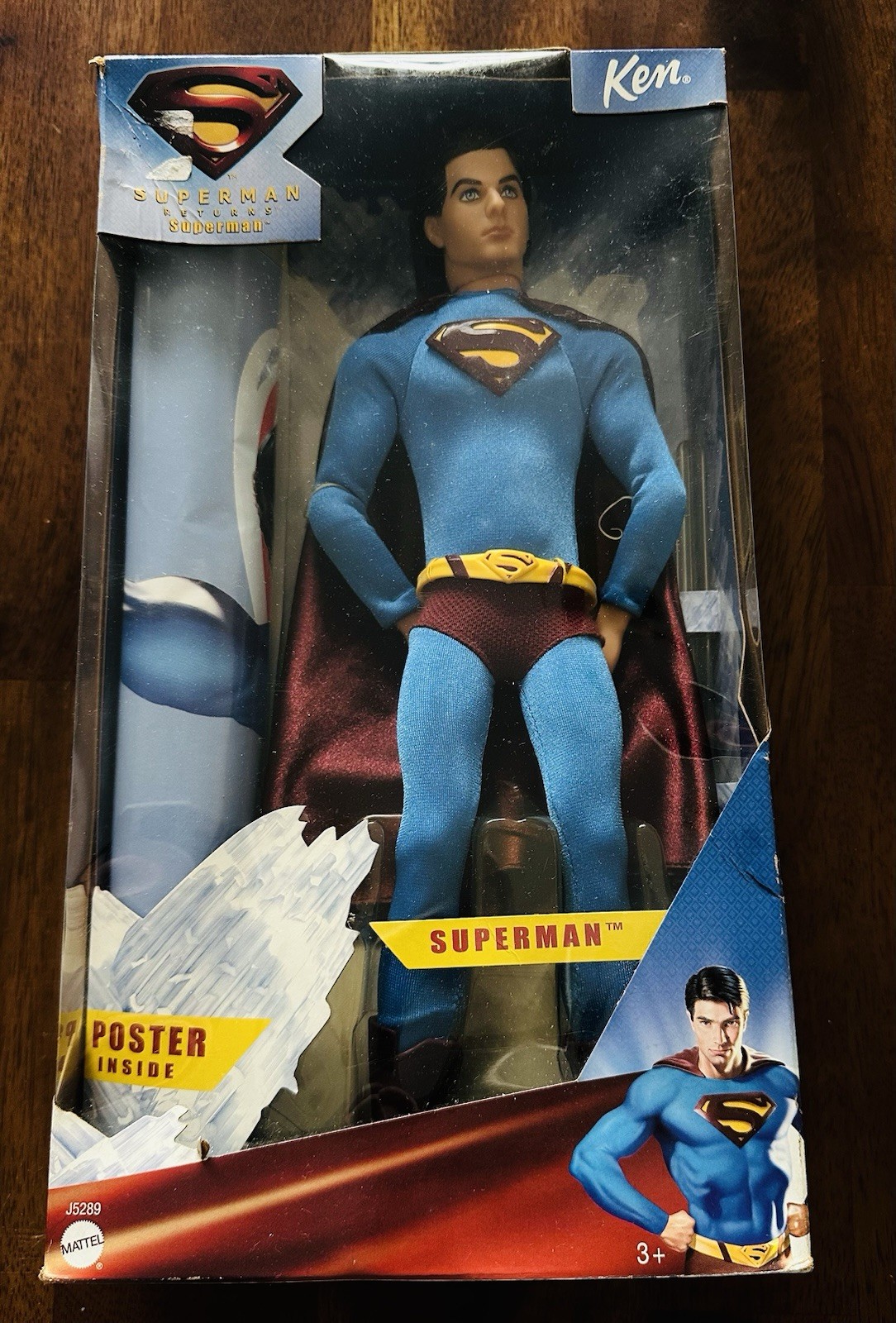 New and Sealed Mattel Superman Returns Ken Action Figure Doll DC Comics ...
