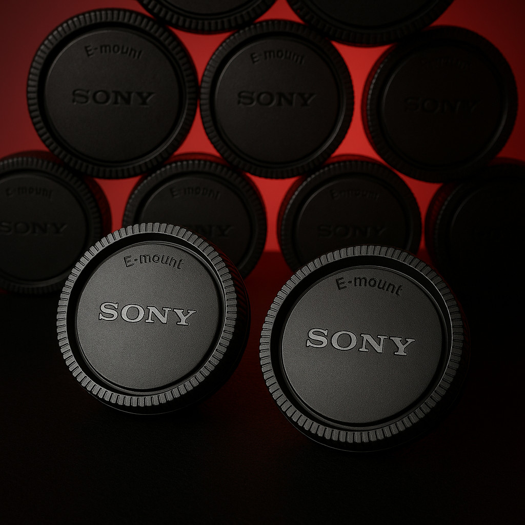 Sony E-mount Camera Body Cover + Lens Rear Cap for A6500 A6400