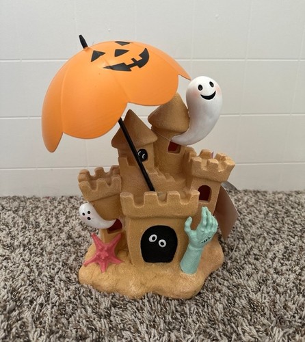 HERE LIES SUMMER Light Up Haunted Sandcastle Beach Halloween SUMMERWEEN ...