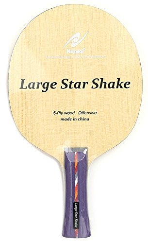Nittaku Large Star Shakehand Table Tennis Racket (for Large Balls ...