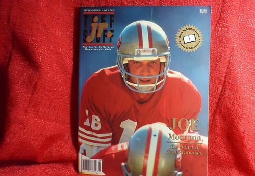 NFL Tuff Stuff Jr Magazine Joe Montana San Francisco 49ers Sept 1991 | eBay