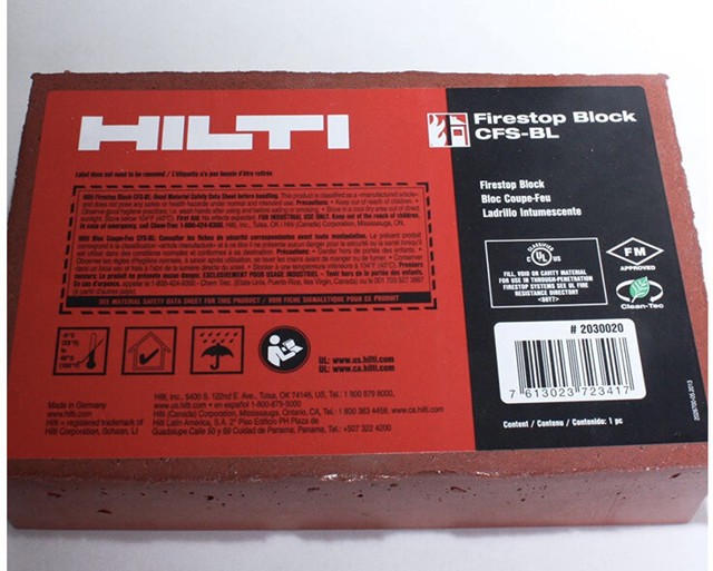 Hilti CFS-BL Firestop Block (2030020) for sale online | eBay