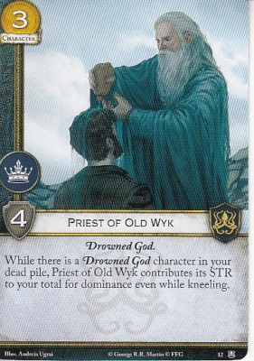 3 x Priest of Old Wyk AGoT LCG 2.0 Game of Thrones King of the Isles 12 ...