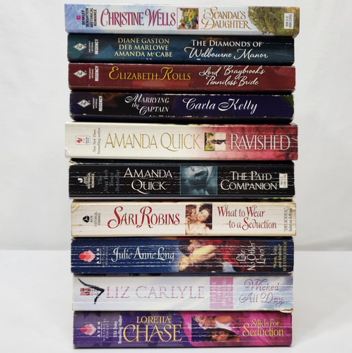 Regency Romance Books Lot Of 10 Historical Romance Novels Earls British ...