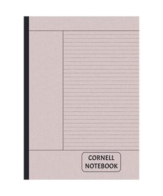Cornell Notebook: A4 Simple Cornell Note Taking Notebook College Ruled ...