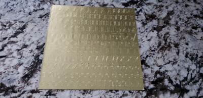 Creative Memories ABC/123 Sticker Sheet-Classy Gold Sheets New w/o ...