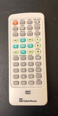 CyberHome DVD Video CH-DVD 300 Genuine OEM Remote Control RMC-300Z ...