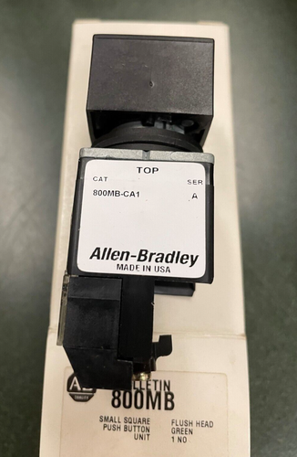 NEW ALLEN BRADLEY SMALL SQUARE PUSH BUTTON 800MB-CA1D1S SERIES A | eBay