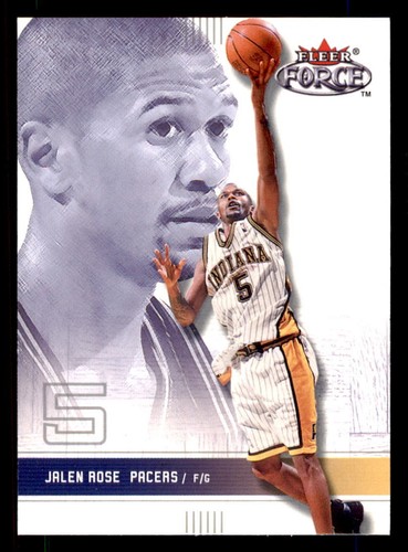2001-02 Fleer Force #95 Jalen Rose Indiana Pacers | eBay