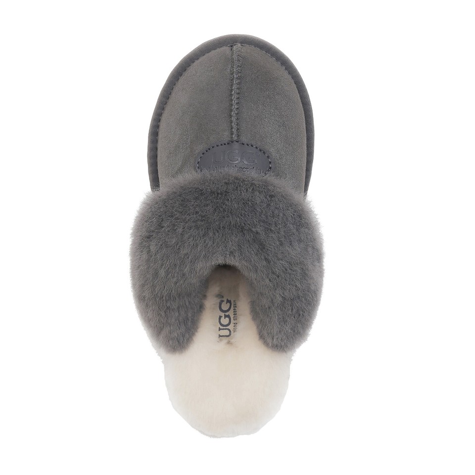 UGG Classic Slippers Women Australian Premium Sheepskin Wool Non-slip ...