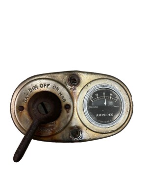 Ford Model T Magneto Original Factory Switch And Amp Meter Kingston? | eBay