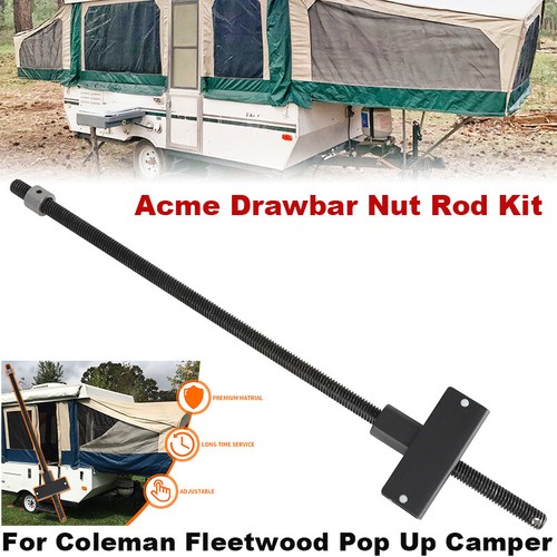 For Coleman Fleetwood Pop Up Camper Acme Drawbar Nut & Rod Kit WHIFFLE ...