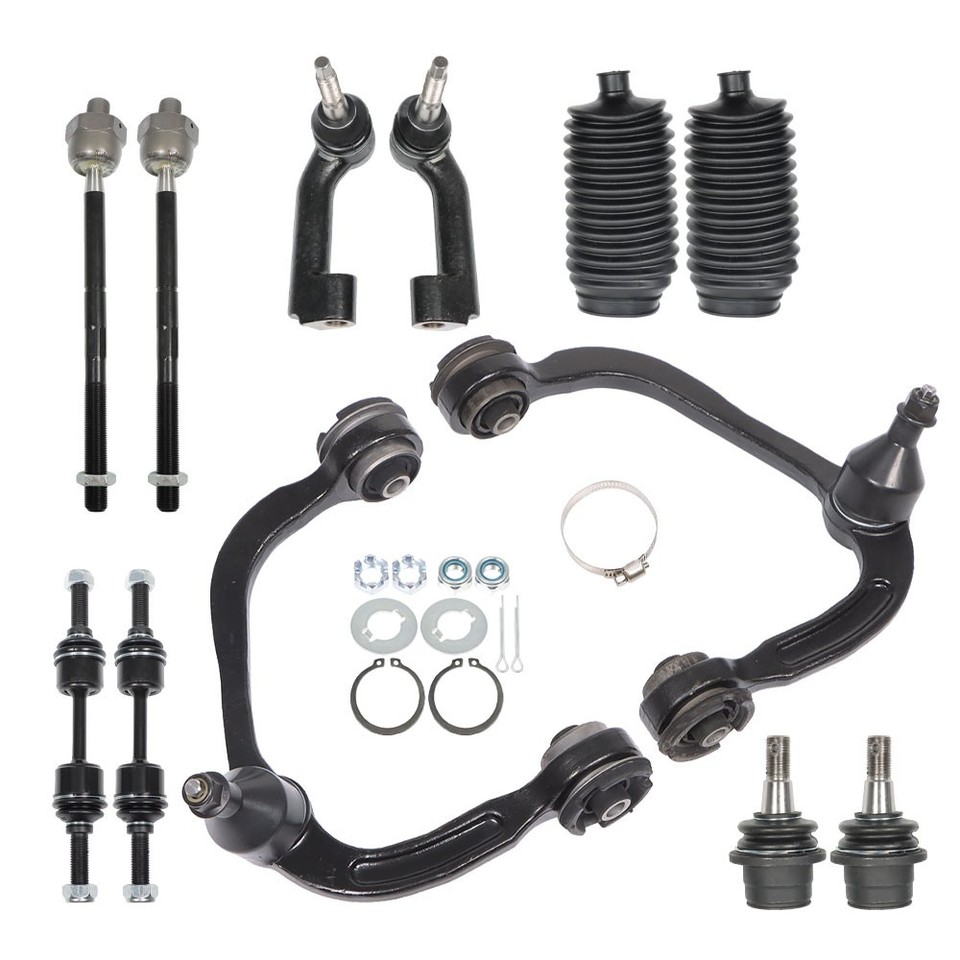 K80306 12pc Front Control Arms Suspension Kit For 07-15 Ford Lincoln ...