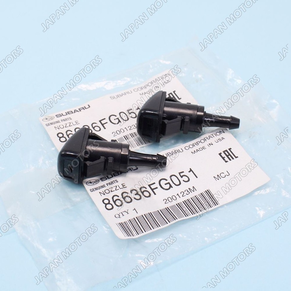 x2 86636FG051 Genuine SUBARU IMPREZA WRX STI Windshield Wiper Washer ...